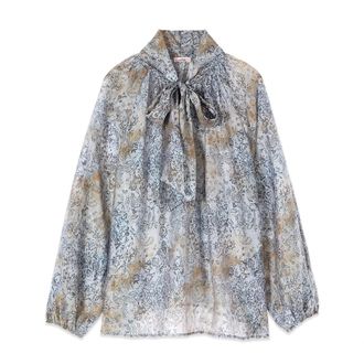 Oltre Damen, Blusen & Hemden, Blau, MGr&ouml;&szlig;e