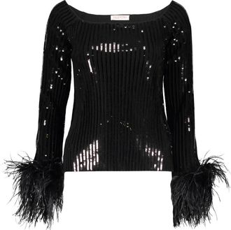 Valentino Garavani Damen, Blusen & Hemden, Schwarzk, LGröße