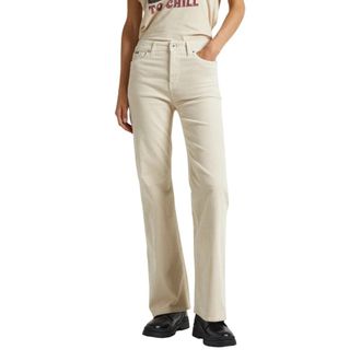 Pepe Jeans London Ausgestellte Cordhose - Ivory - - Trousers - Damen - Beige - W26