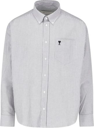Ami Herren, Shirts, Grau, XLGr&ouml;&szlig;e
