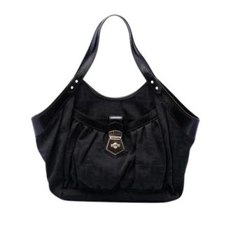 Fendi Pre-owned Canvas Tote Bag - - Pre-owned - Damen - Schwarzk - ONE SIZE
