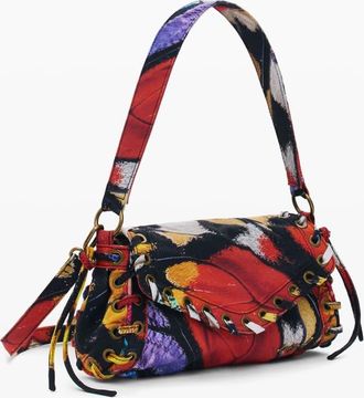 Desigual Medium - Sac imprim&eacute; - Noir-multicolore