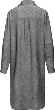 Buffalo Longbluse aus strukturierter Webware mit Melange-Optik luftiges Strandkleid, Sommerkleid aus sommerlich leichter Qualit&auml;t
