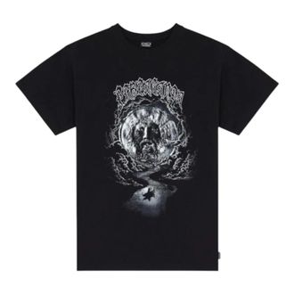PROPAGANDA T-Shirt mit Grafikdruck aus Baumwolle - - Tops - Herren - Schwarzk - S