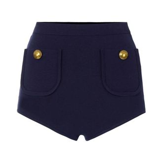 Elisabetta Franchi Damen, Shorts, Blau, SGr&ouml;&szlig;e