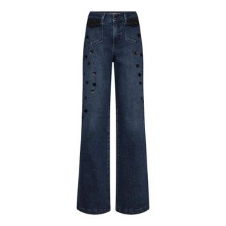 Mos Mosh MOS Mosh - MMColette Bouquet Jeans - Femme - Jeans - Bleu - Taille: W30