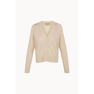 Cortana Lian Cardigan - - Knitwear - Damen - Beige - L