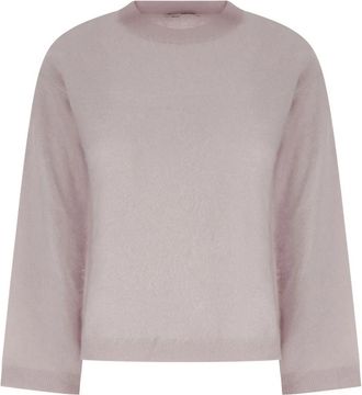 KANGRA Rundhals-Strickware - - Knitwear - Damen - Rosa - S