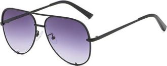 Generic Lunettes De Soleil Dext&eacute;rieur En M&eacute;tal For Hommes, Vacances, Conduite For Femmes, UV400(Gray)