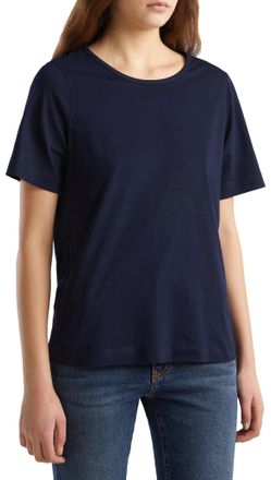 Benetton Damen 31vkd104k T-Shirt, Nachtblau 016, M