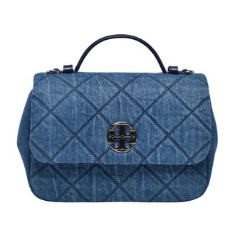 Tory Burch Femme, Sacs, Bleu, Taille: ONE Size Willa Denim Mini Bag