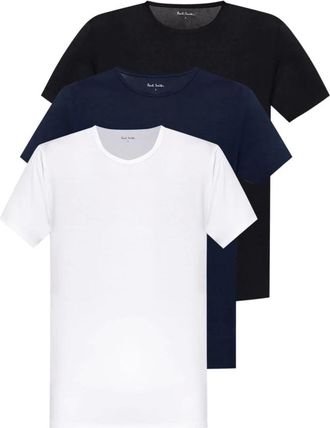 Paul Smith Mixed Modal Lounge T-Chemises Three Pack - Homme - Tops - Multicolore - Taille: 2XL