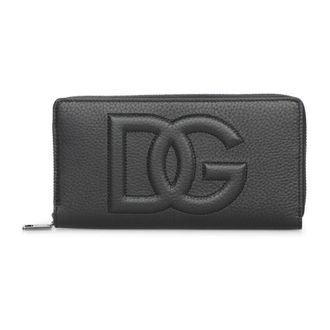 Dolce & Gabbana Printed Deer Leather Wallet - - Accessories - Herren - Schwarzk - ONE SIZE