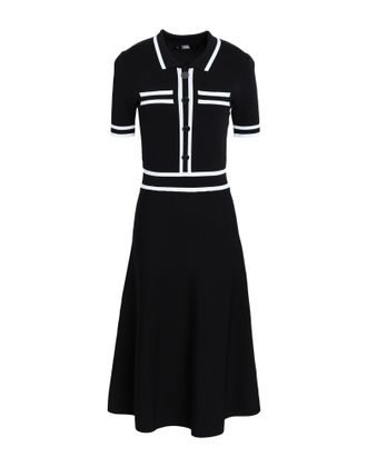 Karl Lagerfeld S SLV KNIT DRESS