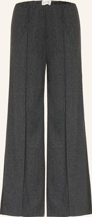 Cartoon Cartoon Marlenehose Aus Flanell grau