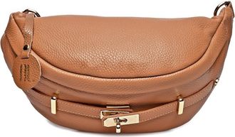 Anna Luchini Braun Rindsledertasche