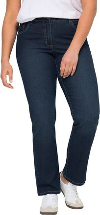 Angel Of Style Jeans Paula, Straight Fit, mit Stretchkomfort. Gerade und Bequeme 5-Pocket. Bund mit Gürtelschlaufen, Knopf und Zipper