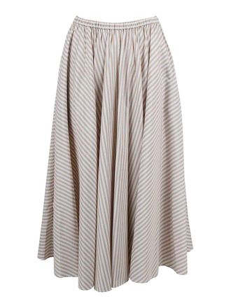 Patou Jupe Midi - Beige