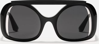 Dolce & Gabbana Sicilian Street Sunglasses - Frau Neuheiten Black Acetat Onesize