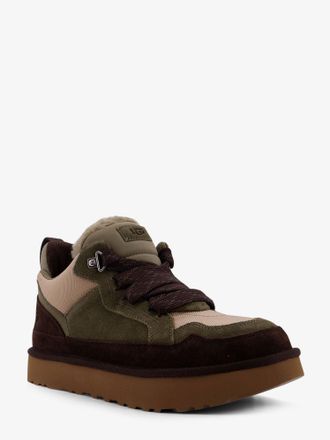 UGG Mens Lowmel Suede And Nylon Sneakers Green Trainers
