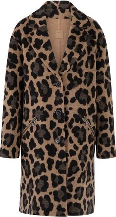 Marc Cain Damen Wendemantel mit Wolle