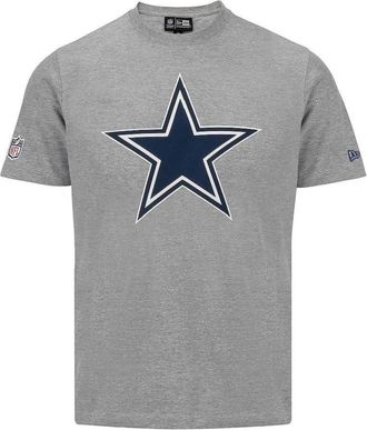 New Era Erwachsene T-Shirt NFL Team Logo Tee Dallas Cowboys, Heather Grey, XXL, 11073672