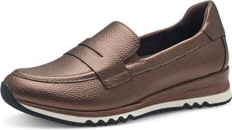 Marco Tozzi Baskets pour Femme Slip on 2-24719-43 Mocassin, Bronze, 40 EU