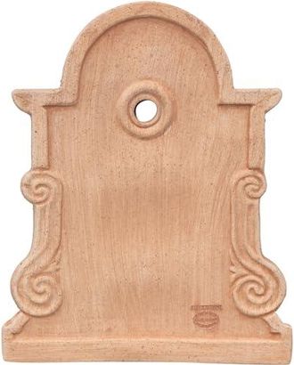 Biscottini International Giebel für Gartenbrunnen für den Außenbereich, L 37,5 x T 3,5 x H 47,7 cm - Giebel für Gartenbrunnen - Gartenmöbel aus Toskana - Garten Außeneinrichtu
