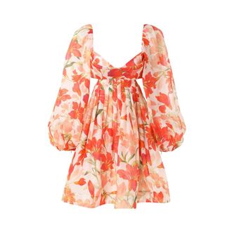 Zimmermann Tranquillity Bralette Mini Kleid - - Dresses - Damen - Mehrfarbig - S