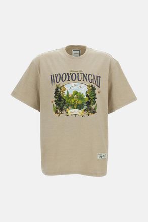Wooyoungmi T-shirt Mit Kurzen &Auml;rmeln Und Print