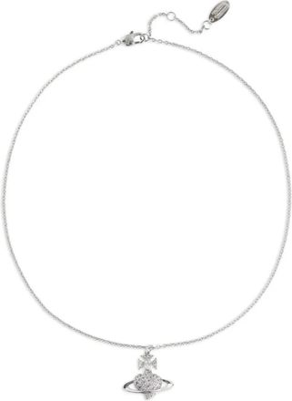 Vivienne Westwood Halskette - Silver-Tone Necklace With Orb Pendant - Gr. unisize - in Mehrfarbig - f&uuml;r Damen