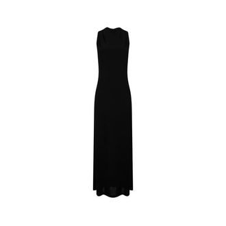 Helmut Lang Robe longue &agrave; d&eacute;collet&eacute; dos et fente lat&eacute;rale