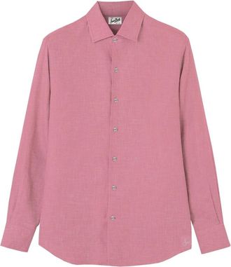 MC2 Saint Barth Homme, Chemises, Rose, Taille: XL Raphael Linen Shirt