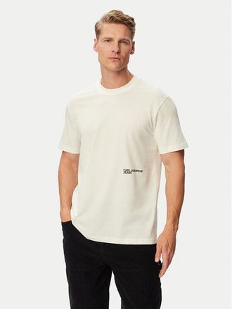 Karl Lagerfeld T-Shirt B3M17005 Creme Regular Fit