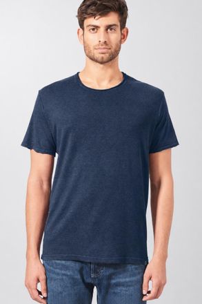 Hempage Hempage Herren vegan T-Shirt Timeless Basic Navy