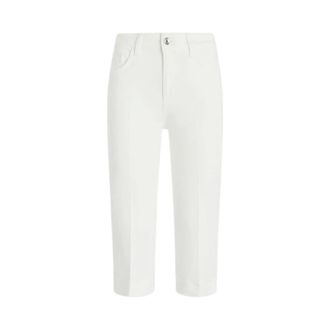 Liu Jo Femme, Pantalons, Blanc, Taille: W29 Pantalon Capri Cropped