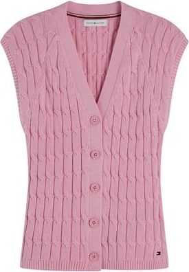 Tommy Hilfiger Gilet c&ocirc;tel&eacute; sans manches en coton