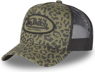 Von Dutch Casquette Homme & Femme Ajustable, Casquette Trucker Originale et Confortable, Noir, Vert, Taille TU