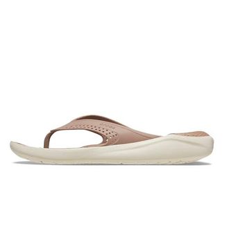 Crocs Unisexe Adulte LiteRide Flip Tongs, Latte/Stucco, 45/46 EU