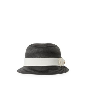 Au Printemps Paris Chapeau paille avec noeud
