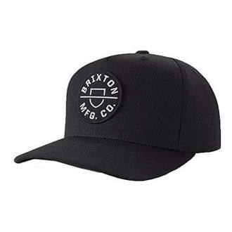 Brixton Brixton Crest C MP Snbk Casquette, Black, O/S Mixte