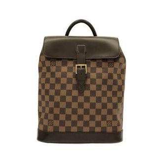 Louis Vuitton Pre-owned Sac &agrave; dos en toile enduite Damier Soho - Femme - Pre-owned - Brun - Taille: ONE Size