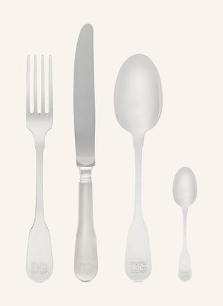 Dolce & Gabbana Dolce & Gabbana Casa 4-Tlg. Besteck-Set silber