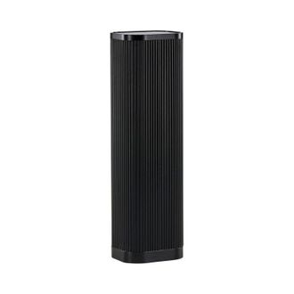 Paris Prix Paris Prix - Sellette D&eacute;co Nervur&eacute;e Lenox 100cm Noir