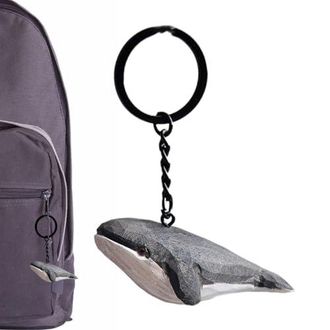 Generic Porte-cl&eacute;s cr&eacute;atif, adorable pendentif en forme de baleine - Cadeau de No&euml;l pour femmes, adolescentes, filles, sac &agrave; main, portefeuille, sac &agrave; main, 1