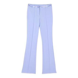 Oltre Flare Pants - - Trousers - Damen - Blau - 3XL