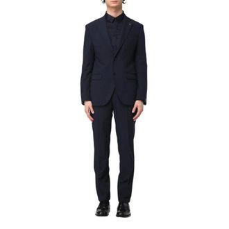 Manuel Ritz Blauer Zweiknopfanzug - - Suits - Herren - Blau - 3XL