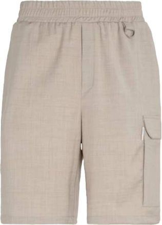 Family Fir$t Milano Family First, Homme, Shorts, Beige, Taille: 2XL Cargo Bermuda