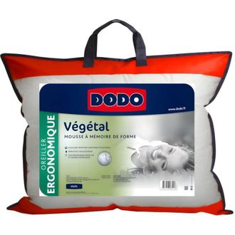 Dodo Dodo - Oreiller rectangle Vegetal mousse 45 x 70