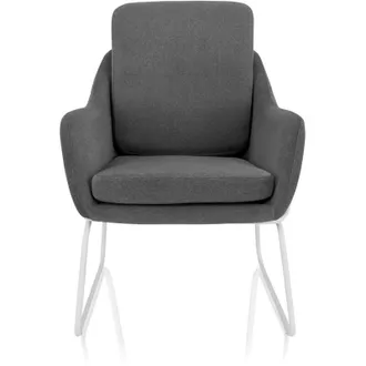 hjh OFFICE [GEBRAUCHT] Hjh Office Loungesessel Relaxsessel Sessel Laguno W Stoff Dunkelgrau 1 Sitzer B-Ware